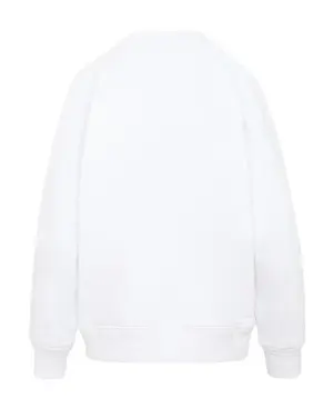 Prada Logo Print Cotton Sweatshirt