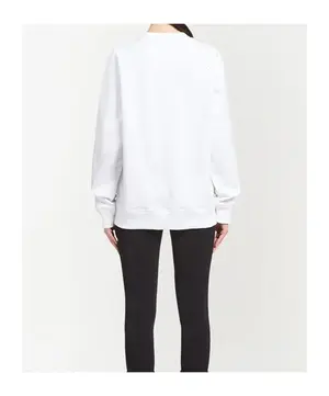 Prada Logo Print Cotton Sweatshirt