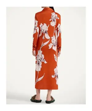 La DoubleJ Perry Street Midi Dress Floral Pattern