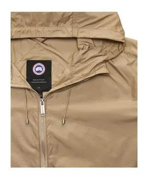 Canada Goose Long Hooded Zip-up Jacket - Brown
