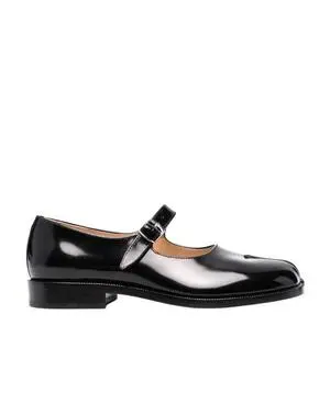 MAISON MARGIELA Tabi Toe Mary Jane Shoes - Black