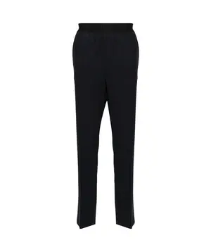 MSGM Tailored Trousers With Logo Waistband
