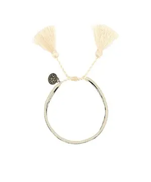 Prada Two-toned Bracelet With Tassels - Yellow