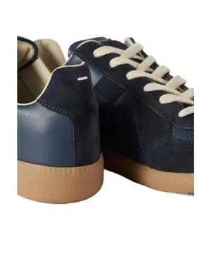 MAISON MARGIELA Logo Strap Casual Sneakers - Black