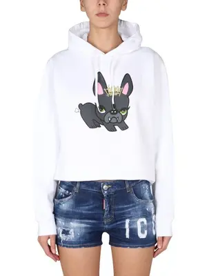 Dsquared2 Cartoon Print Hoodie