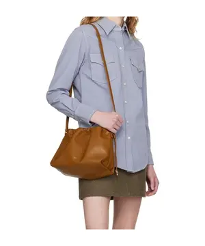 A.p.c. Logo Detailed Drawstring Shoulder Bag