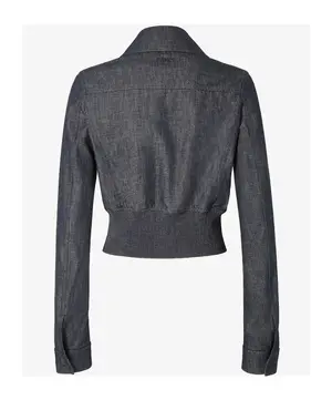 Fendi Light Chambray Bomber Jacket