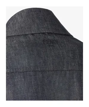 Fendi Light Chambray Bomber Jacket