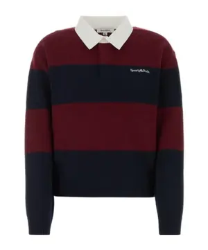 SPORTY  RICH Sporty & Rich Polo Neck Sweater