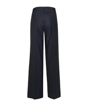 P.a.r.o.s.h Virgin Wool Straight-leg Trousers - Black