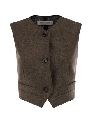 Max Mara Bikini Button-up Gilet