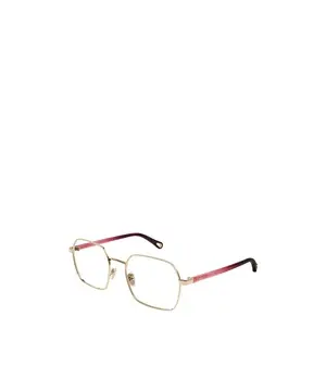 Chloé Eyeglasses Square-frame Logo-engraved Glasses