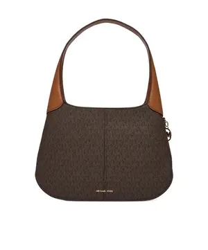 Michael Kors Logo Zipper Shoulder Bag