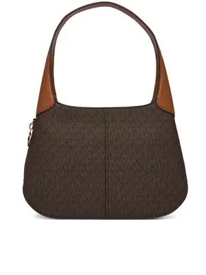 Michael Kors Logo Zipper Shoulder Bag