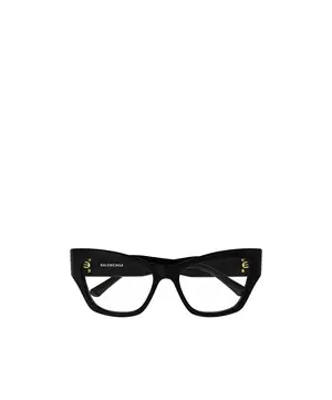 Balenciaga Cat Eye Frame Glasses - Black