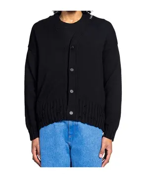 Marni V-neck Distressed Cardigan