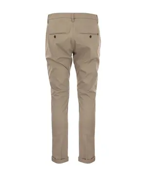 DONDUP Mid-rise Straight Leg Trousers - Gray