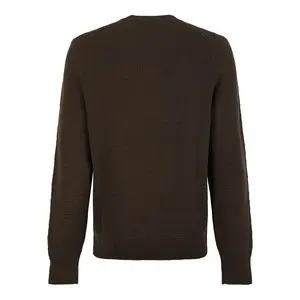 Hugo Boss Textured Crew Neck Long Sleeve Sweater