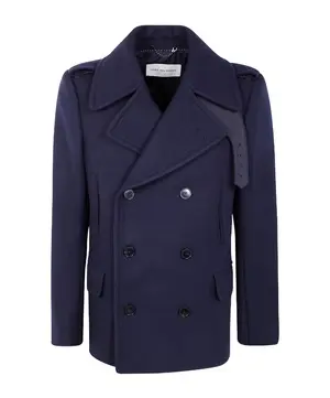 Dries Van Noten Double-breasted Long-sleeved Coat