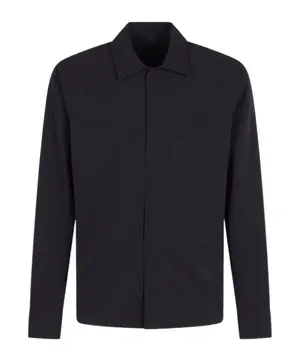 Herno Seer-crease Shirt - Black