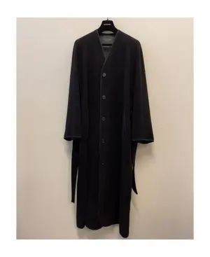 Balenciaga V-neck Single-breasted Coat