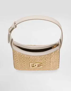 Dolce & Gabbana Woven Shoulder Bag - Beige