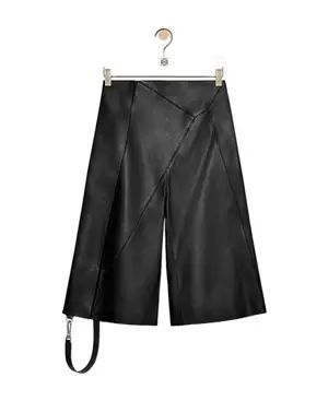 Loewe Nappa Leather Asymmetrical Seam Trousers