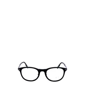 Zegna Geometric Frame Eyeglasses - White
