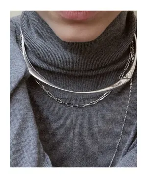 TOTEME Signature Collar - Silver