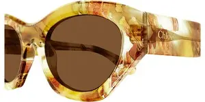 Chloé Cat Eye Frame Sunglasses - Brown