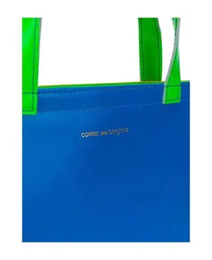 Comme Des Garçons Logo Tote Bag - Blue