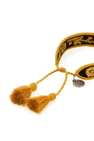 Prada Two-tone Tasseled Bracelet - Yellow