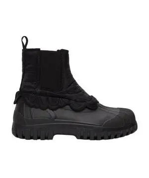 Cecilie Bahnsen Embroidered Paneled Ankle Boots
