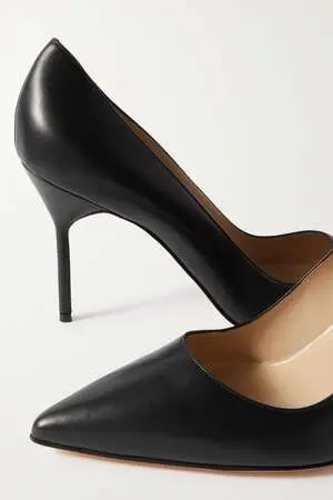 Manolo Blahnik Bb Pointed Toe Stiletto High Heel Pumps - Black