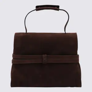 Moschino Tie Me Logo Embossed Tote Bag
