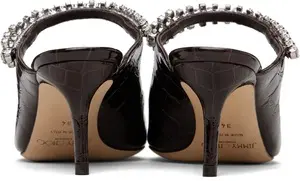 JIMMY CHOO Bing 65 High-heeled Mules - Black