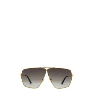 TOM FORD Logo Aviator Sunglasses - Gray