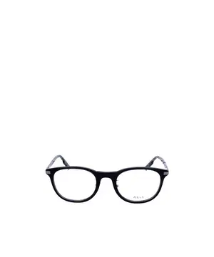 Zegna Geometric Frame Eyeglasses - White