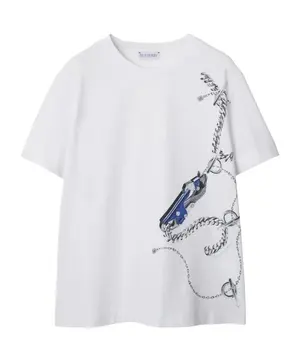 Burberry Knight-printed Crewneck T-shirt