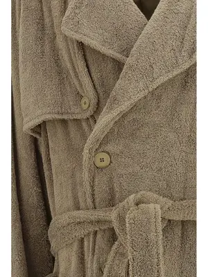 Balenciaga Tie-waisted Midi Coat