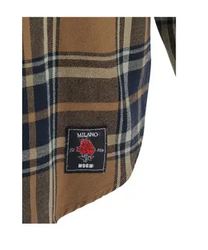 MSGM Long Sleeved Checked Shirt