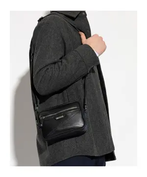 Iceberg Logo Zip Pocket Shoulder Bag
