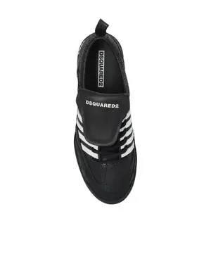 Dsquared2 Lace Up Soccer Sneakers - Black