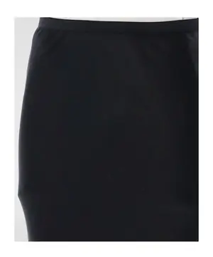 ANINE BING Bar Fluted Satin Midi Skirt