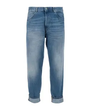 DONDUP Logo Jeans - Blue