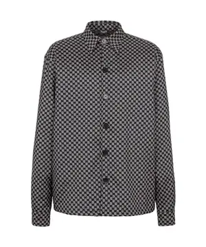 Balmain Monogram Nylon Overshirt