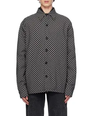 Balmain Monogram Nylon Overshirt