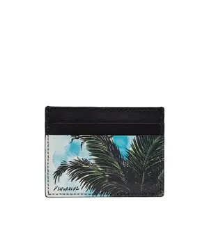Dsquared2 Logo Printed Card Case - Black
