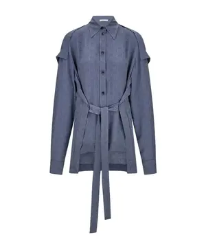 FERRAGAMO Monogram Silk Shirt