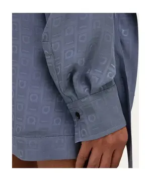 FERRAGAMO Monogram Silk Shirt
